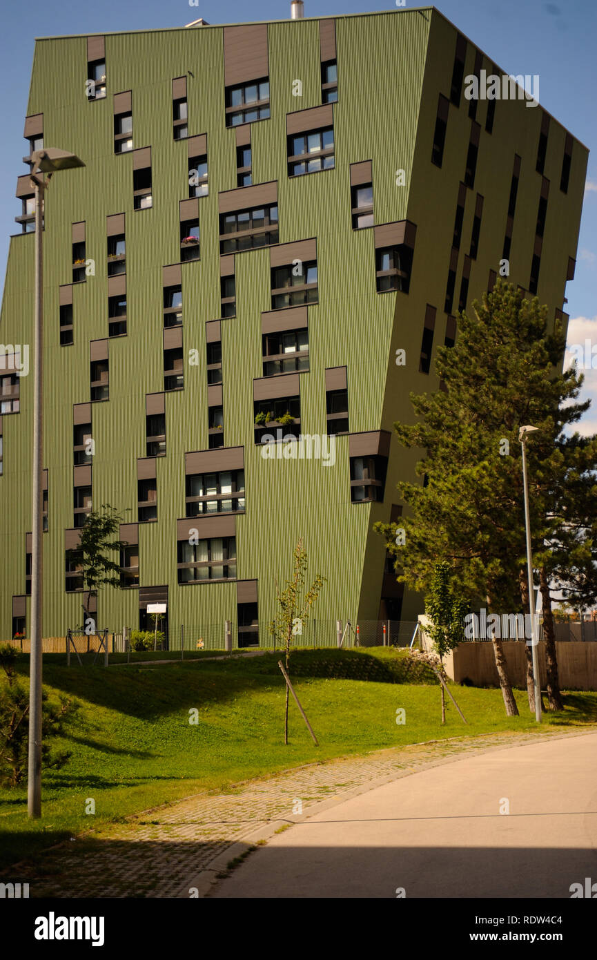 Vienna green architecture Stock Photo - Alamy