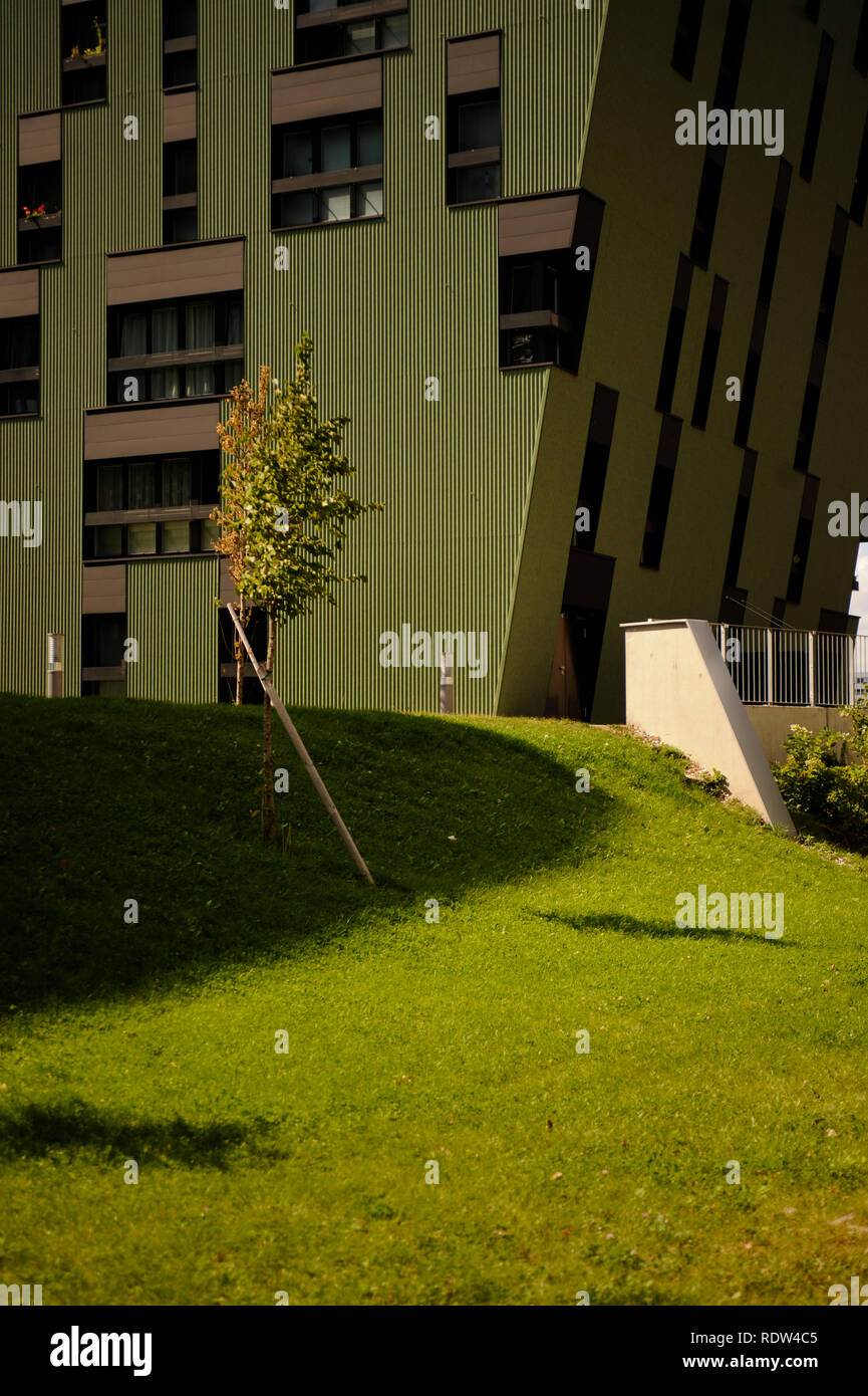 Vienna green architecture Stock Photo - Alamy
