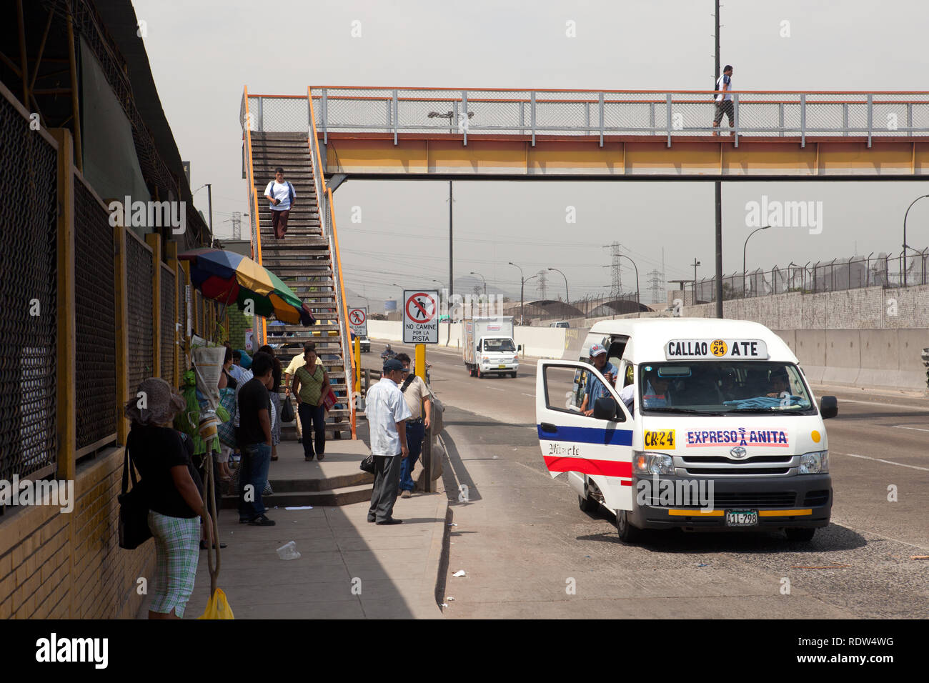 Public transportation in Lima,Peru Stock Photo - Alamy
