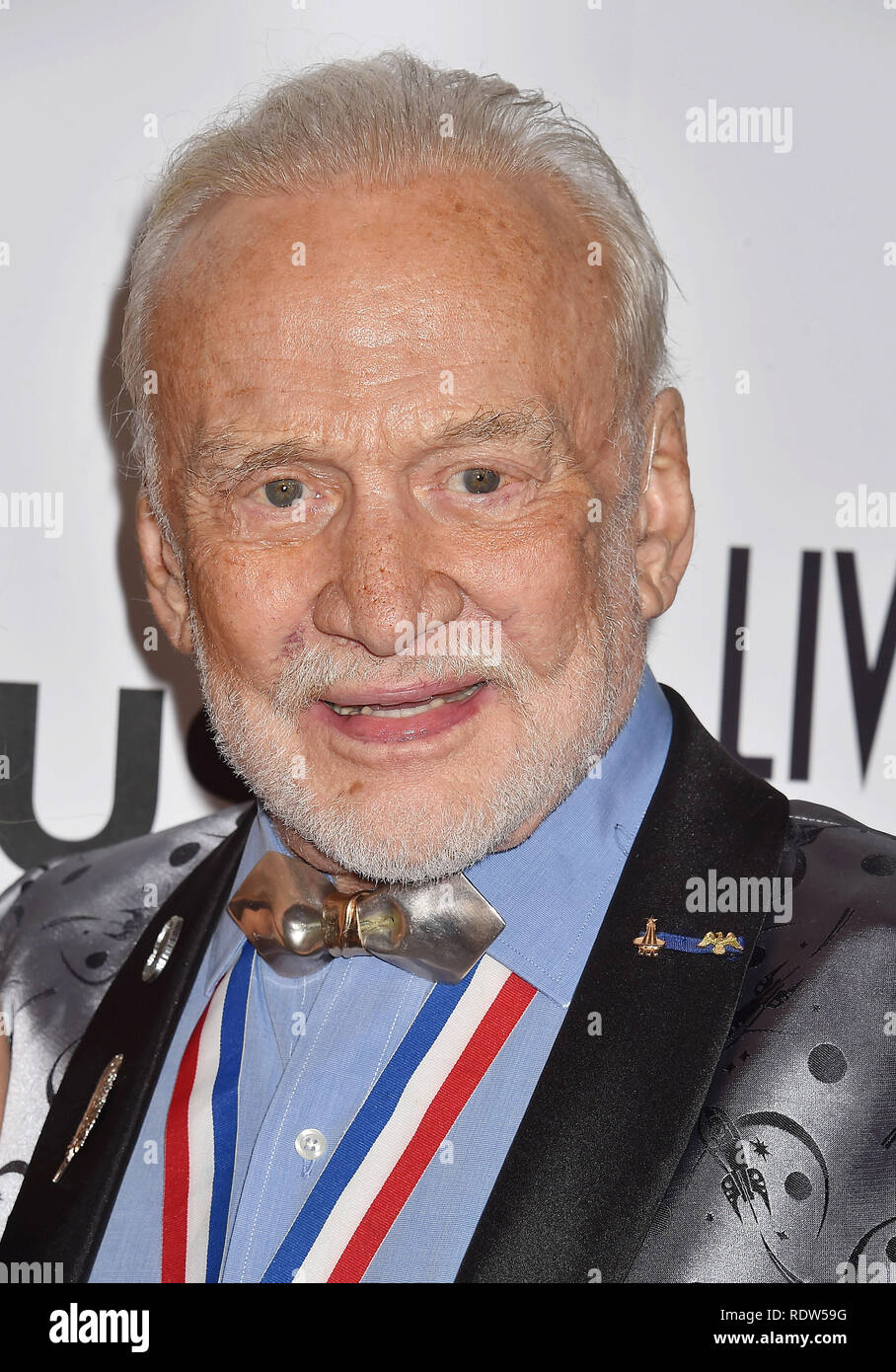 BEVERLY HILLS, CA - JANUARY 18: Buzz Aldrin arrives at the 16th Annual ...