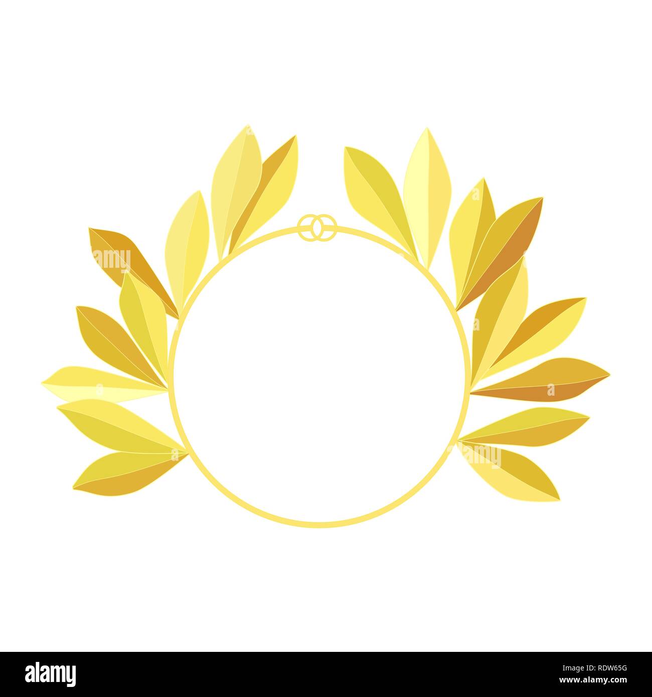 Laurel leaf on white Stock Vector Images - Alamy