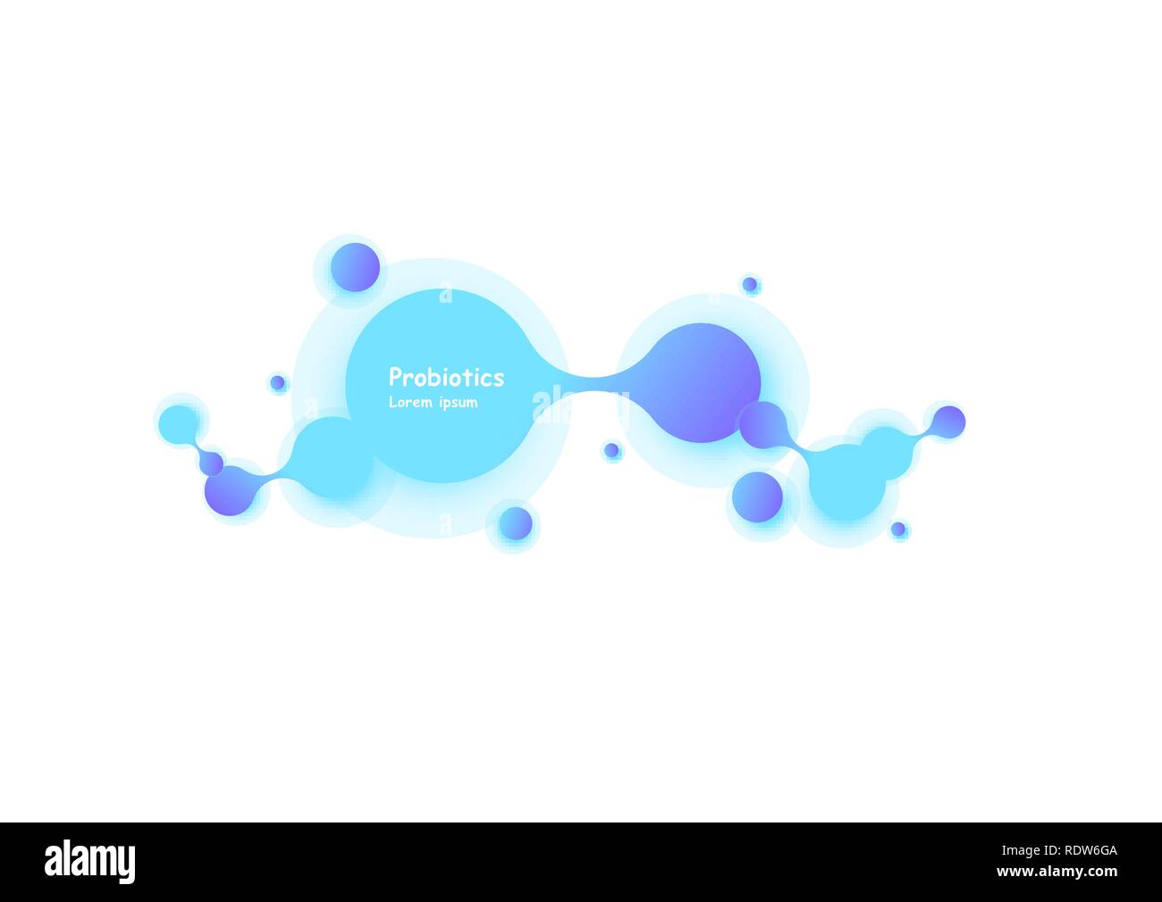 Probiotics bacteria vector design. Probiotics bacteria vector design ...