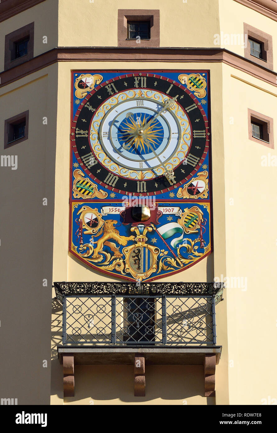 Leipzig, Germany - November 15, 2018. Architectural detail of Old Town ...