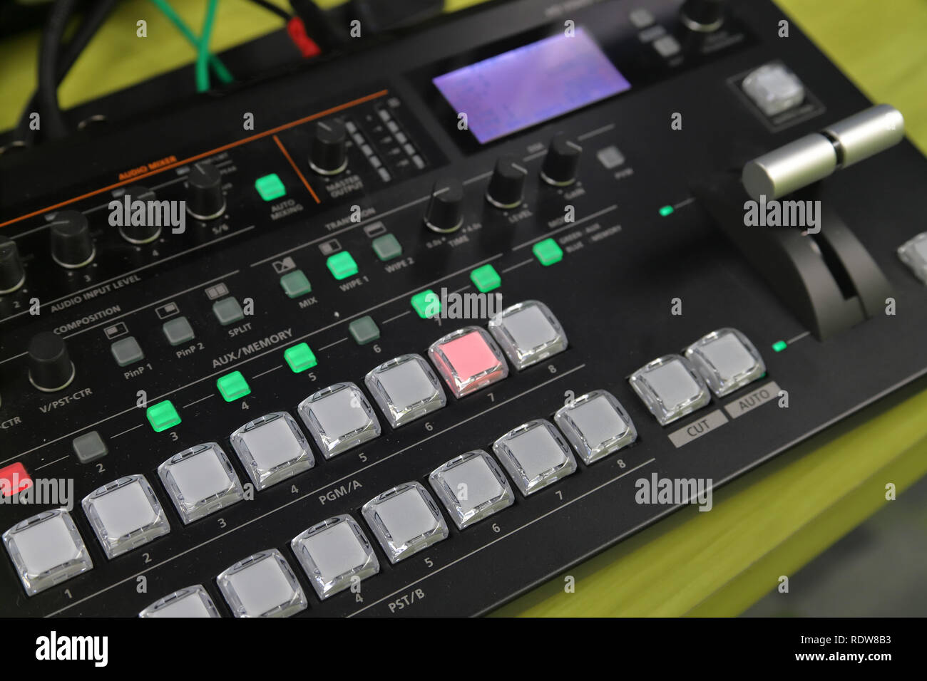 Audio and video production switcher, television, audio visual, a/v ...