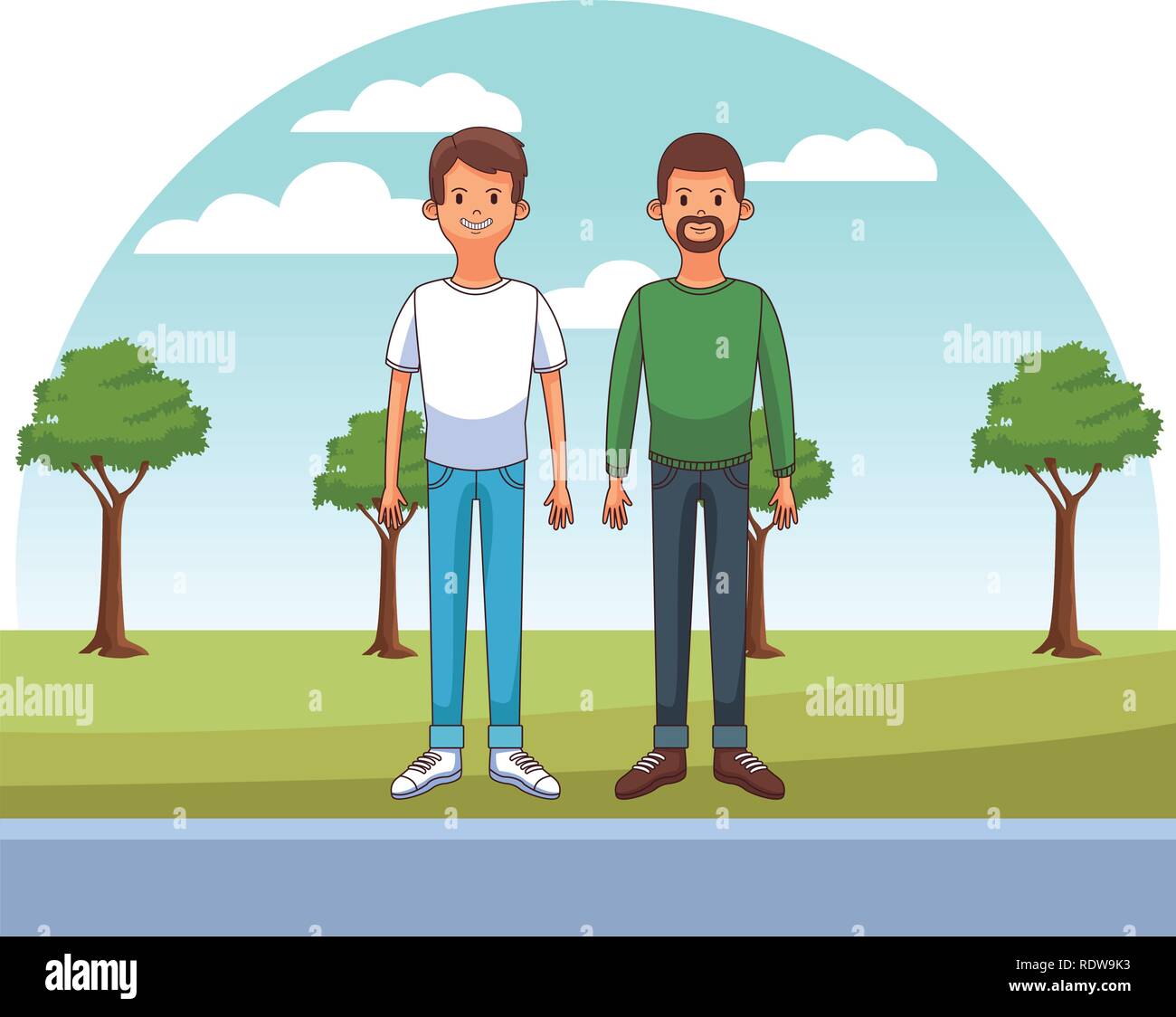young men body cartoon Stock Vector Image & Art - Alamy