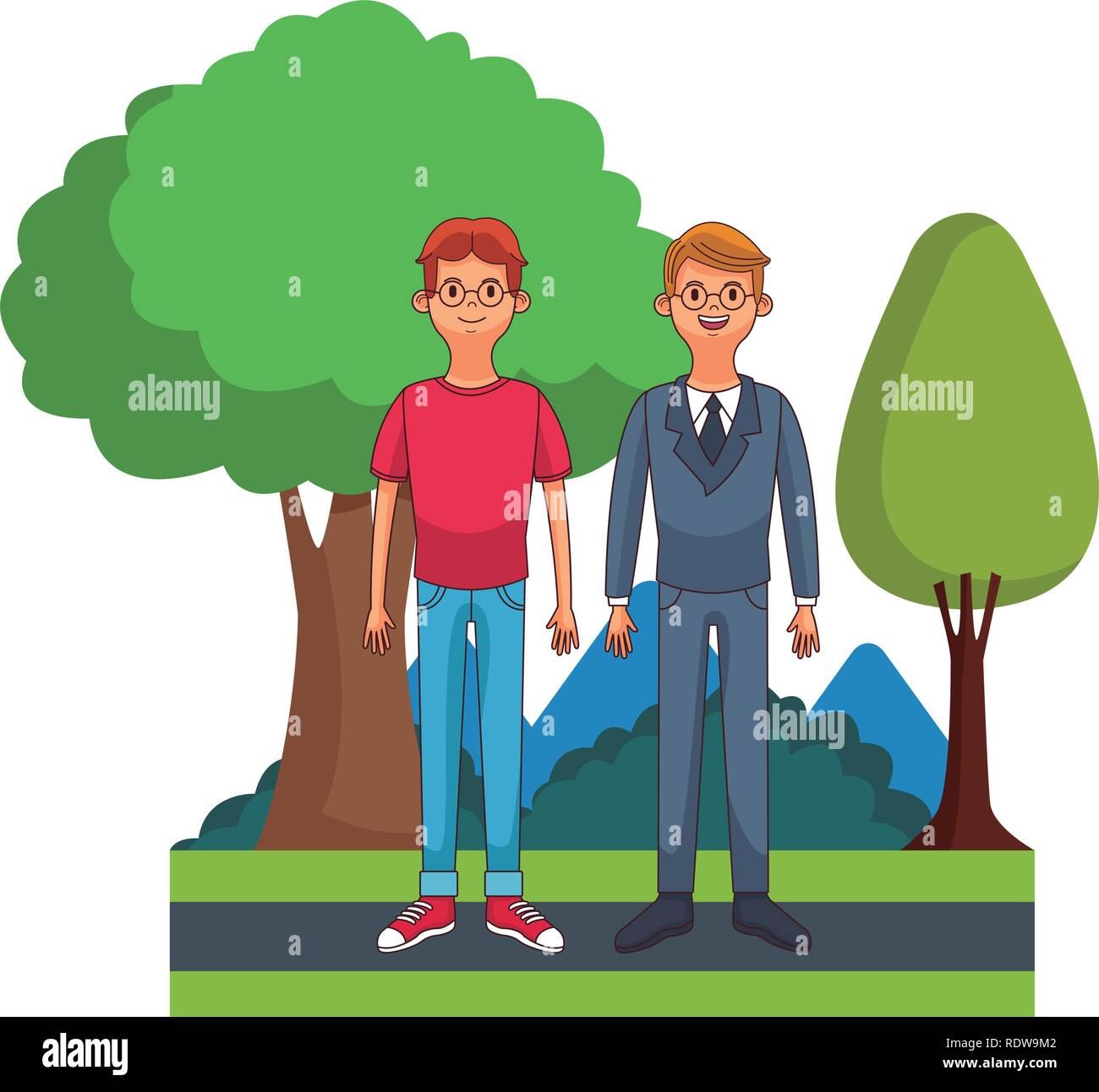 young men body cartoon Stock Vector Image & Art - Alamy