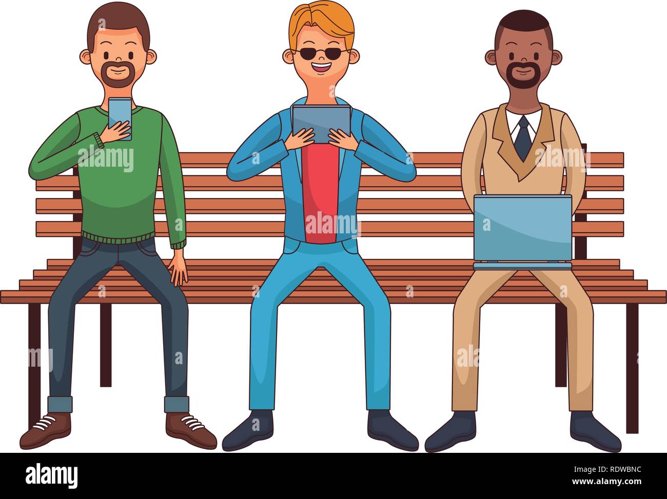 young men cartoon Stock Vector Image & Art - Alamy