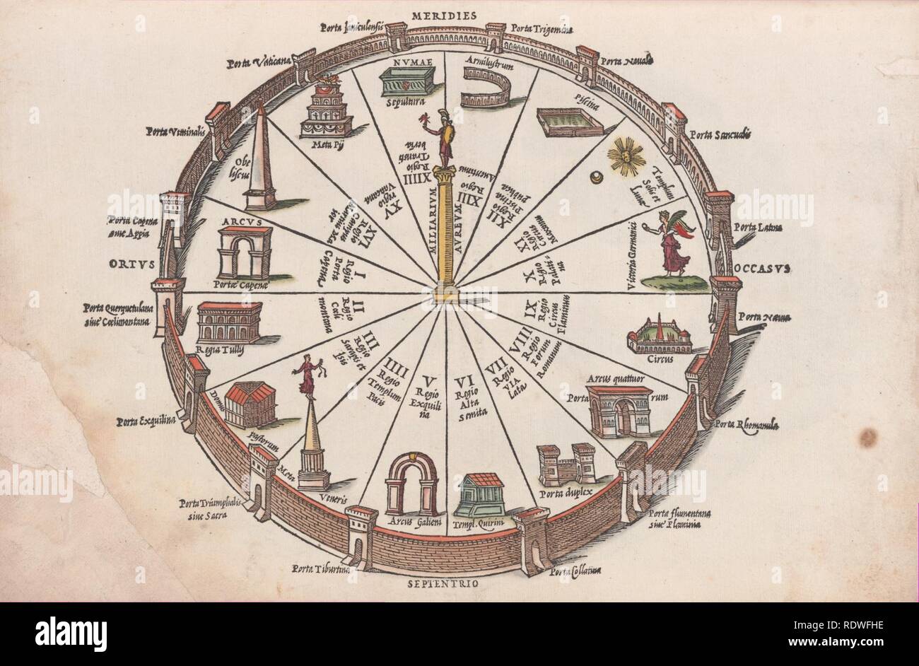 Antiquae Urbis Romae cum Regionibus Simulacrum MET DP-13106-02 Stock ...