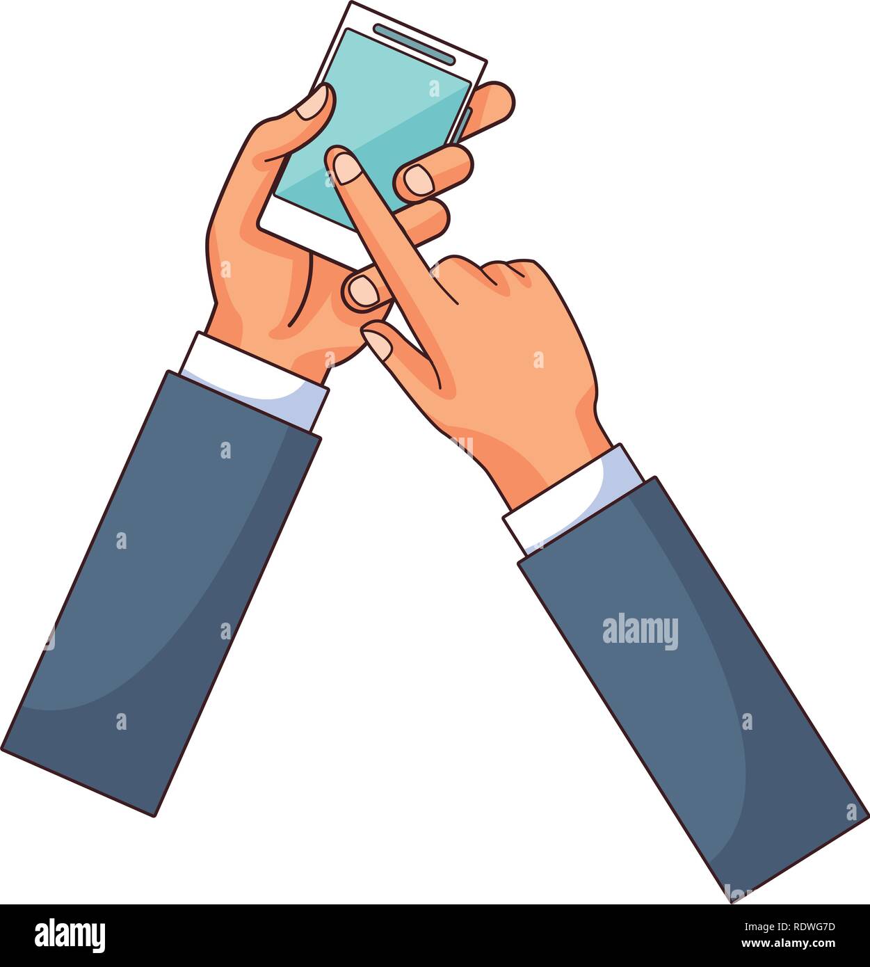 technology smartphone cartoon Stock Vector Image & Art - Alamy