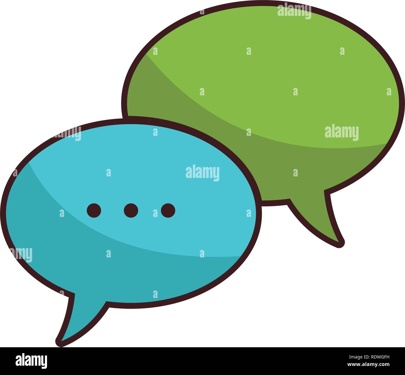 bubble speech cartoon Stock Vector Image & Art - Alamy