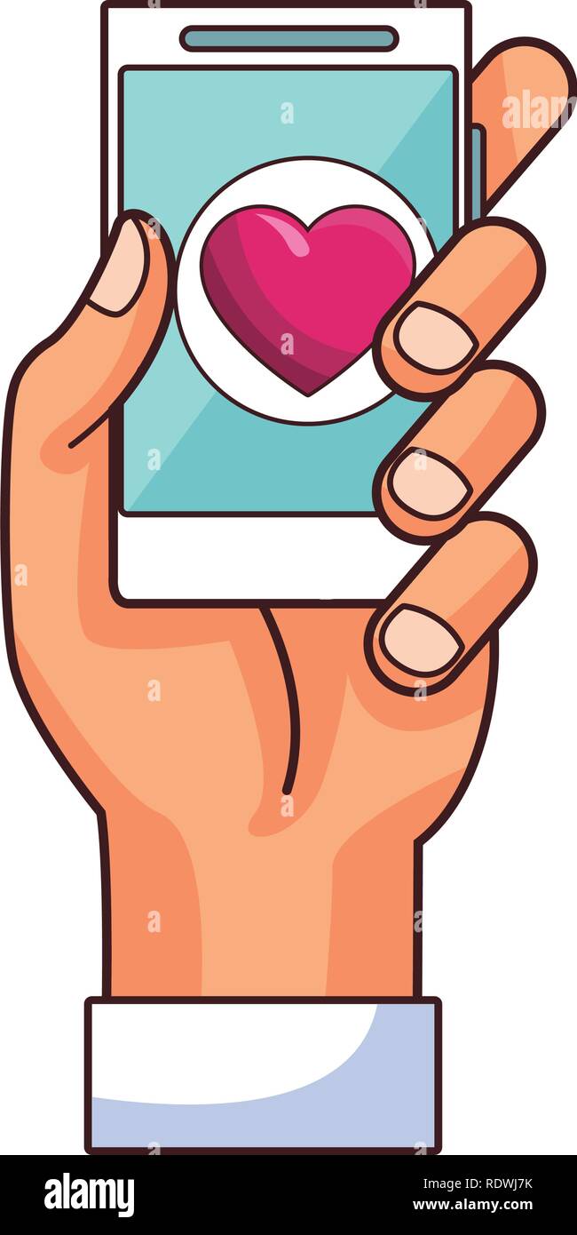 technology smartphone cartoon Stock Vector Image & Art - Alamy