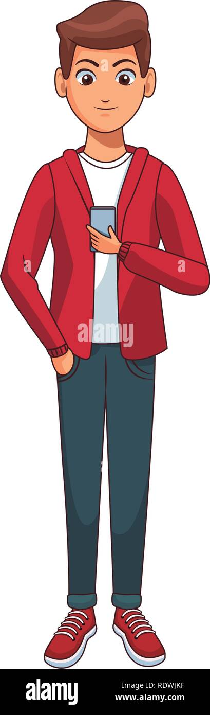 young man cartoon Stock Vector Image & Art - Alamy