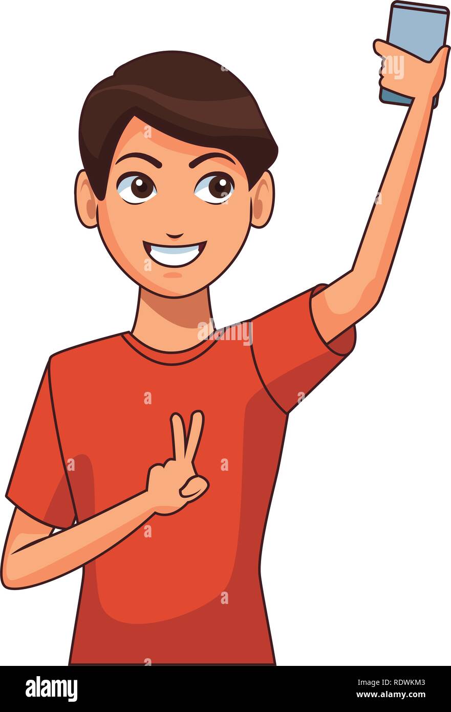 young man cartoon Stock Vector Image & Art - Alamy