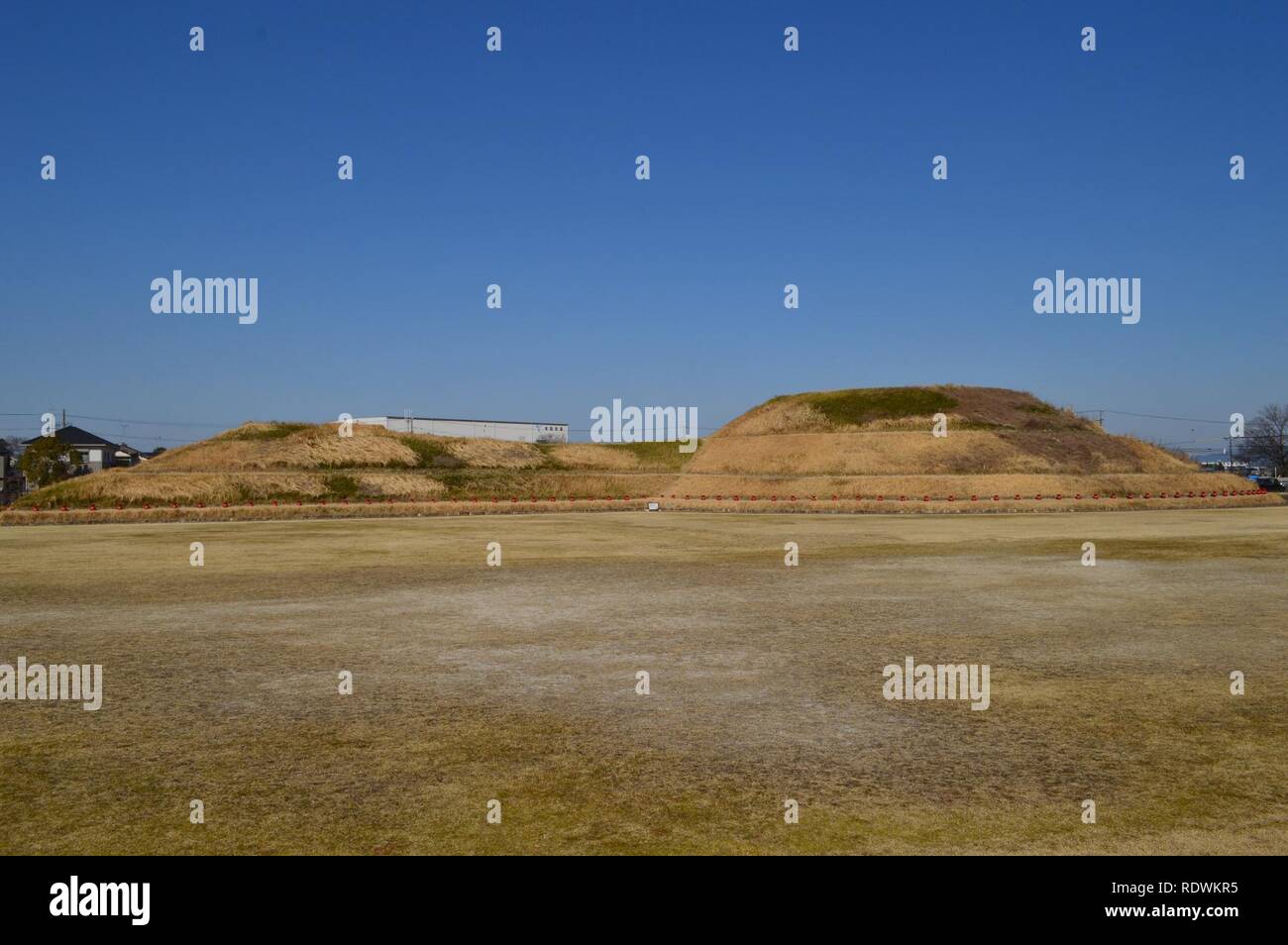Aotsuka Kofun (Aichi), zenkei-1 Stock Photo - Alamy