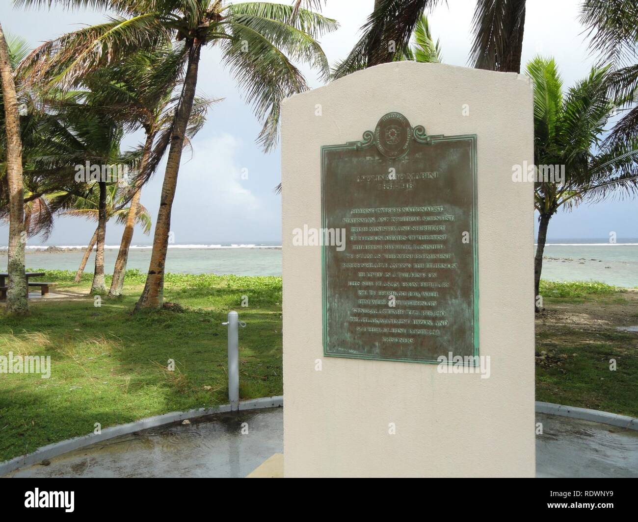 Apolinario Mabini memorial - War in the Pacific National Historical ...
