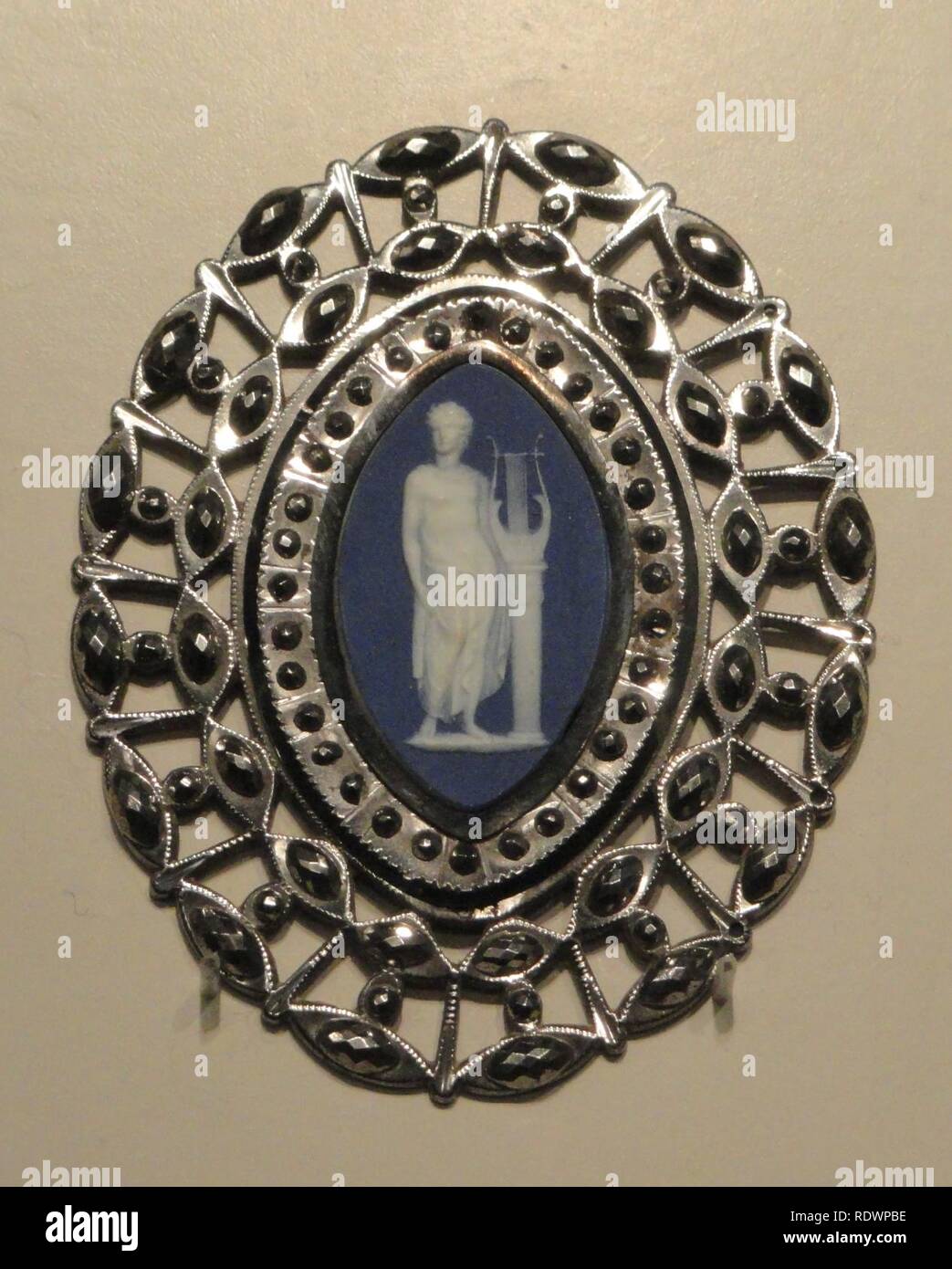 Apollo, 1775-1780, Wedgwood Pottery, Burslem, solid jasper with cut ...