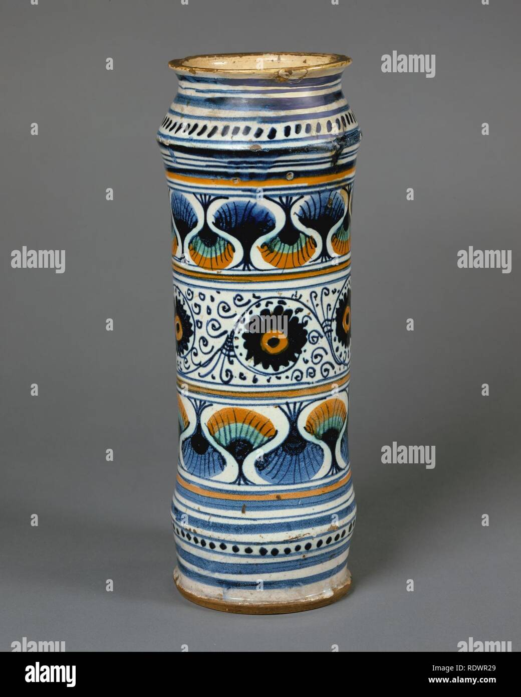 Apothecary jar (albarello Stock Photo - Alamy