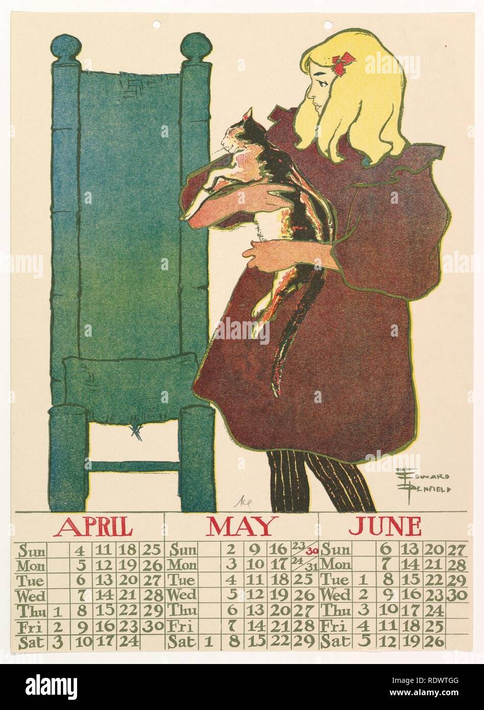 April, May, June, 1897 Stock Photo - Alamy