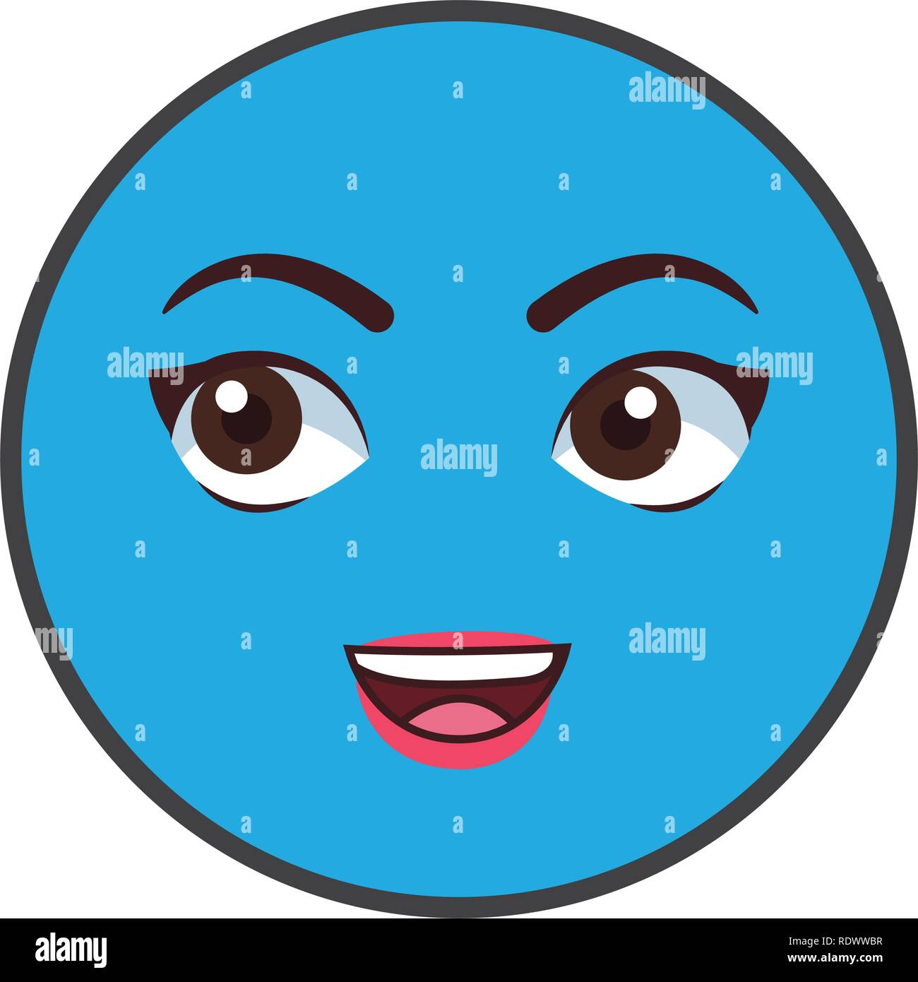 chat emoticon cartoon Stock Vector Image & Art - Alamy