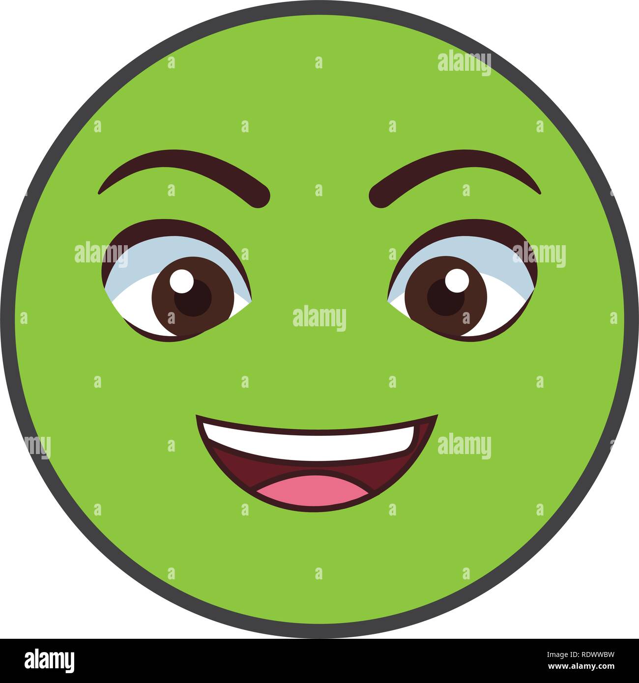 chat emoticon cartoon Stock Vector Image & Art - Alamy