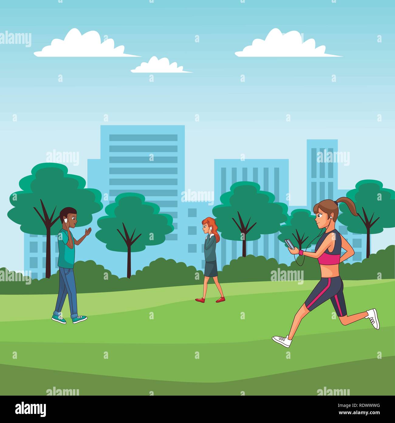 group of friends cartoon Stock Vector Image & Art - Alamy