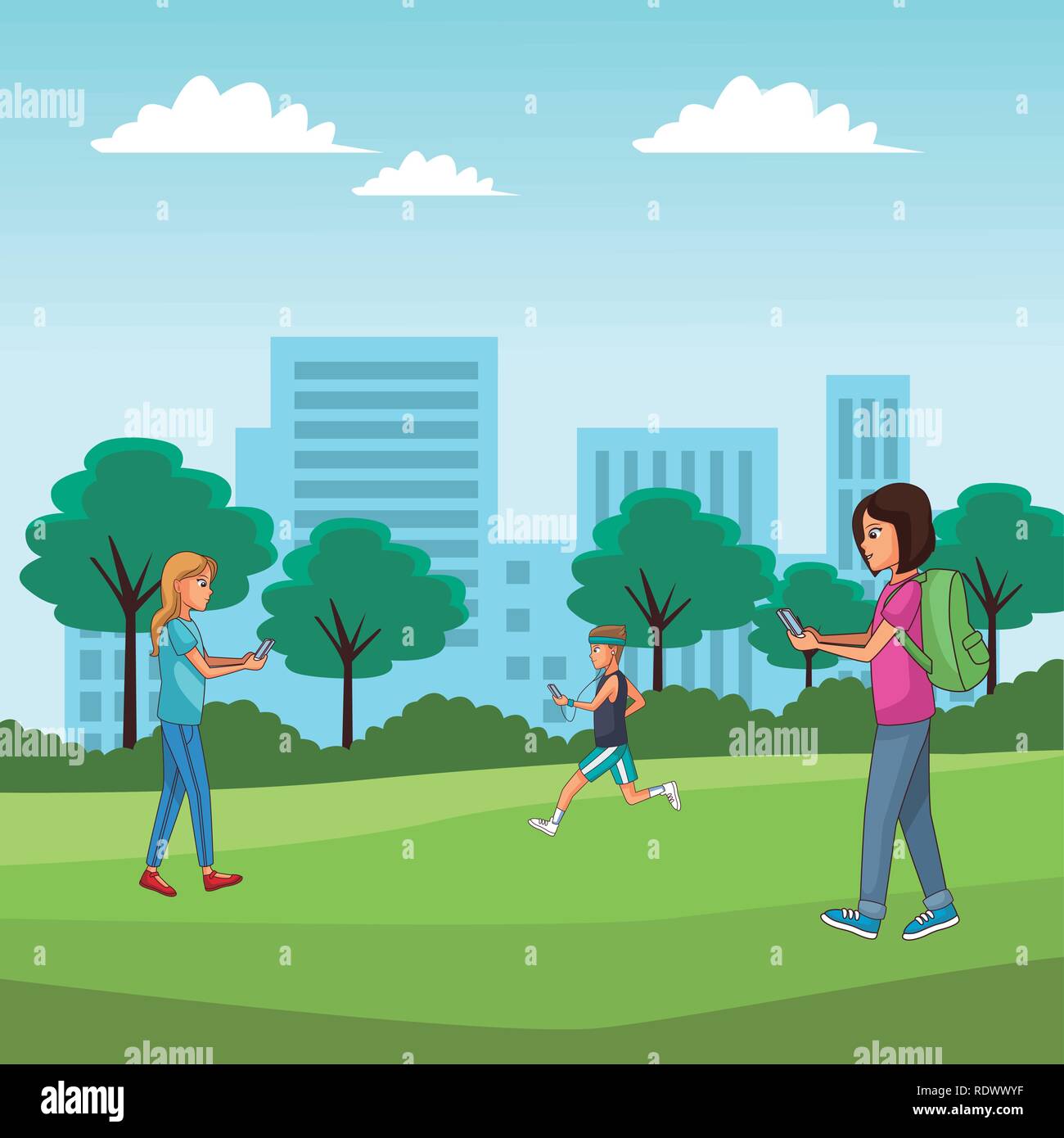 group of friends cartoon Stock Vector Image & Art - Alamy