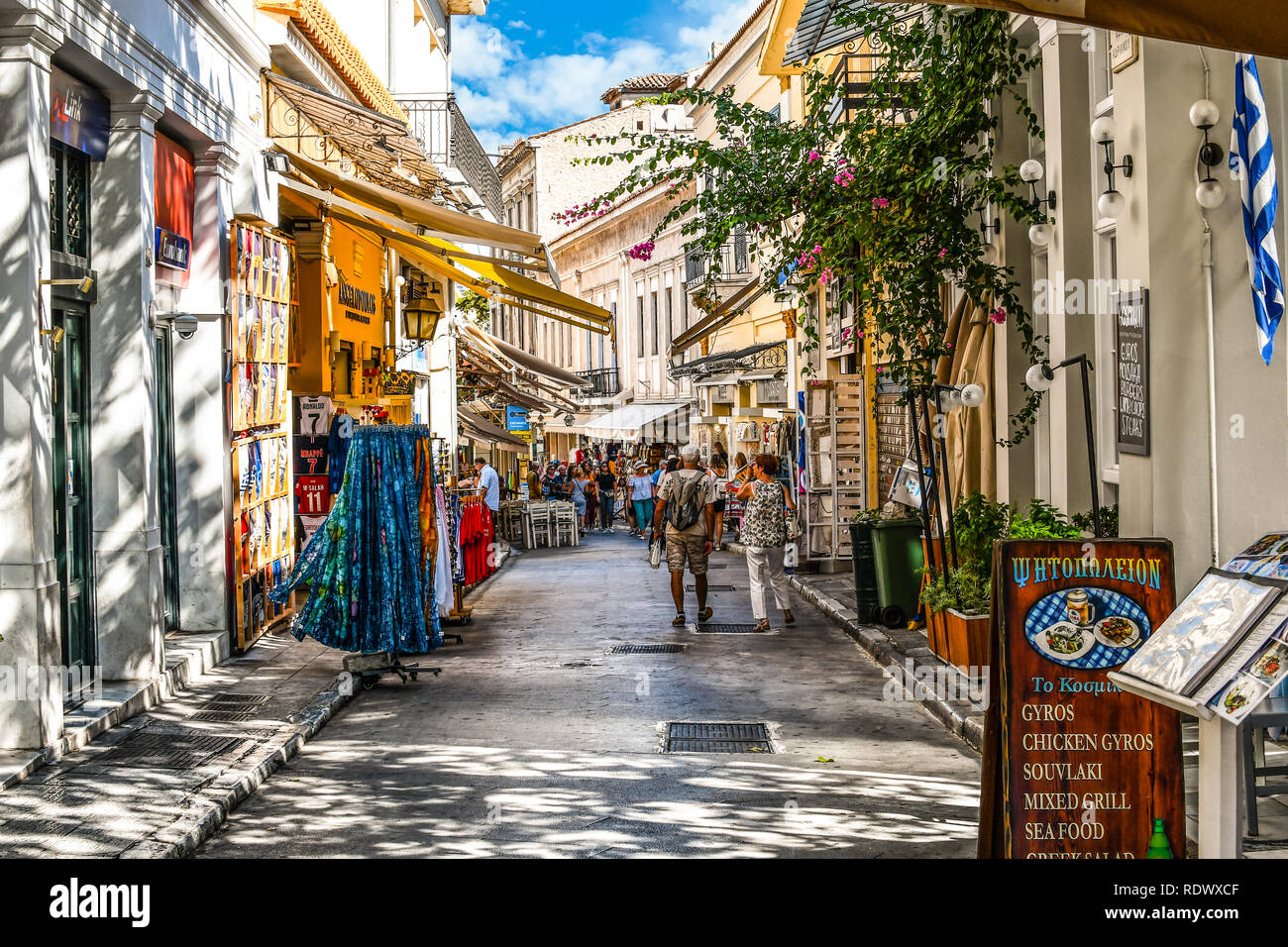 Athens plaka hi-res stock photography and images - Alamy
