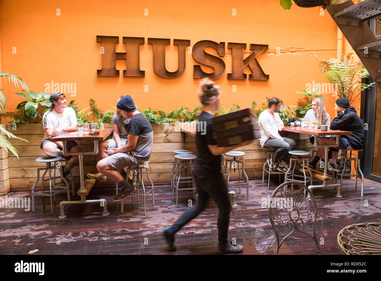 Husk is an eatery, bar, brewery and coffee roastery located down a ...