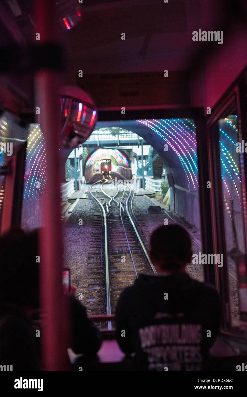 The Wellington Cable Car is a funicular railway which connects Lambton ...