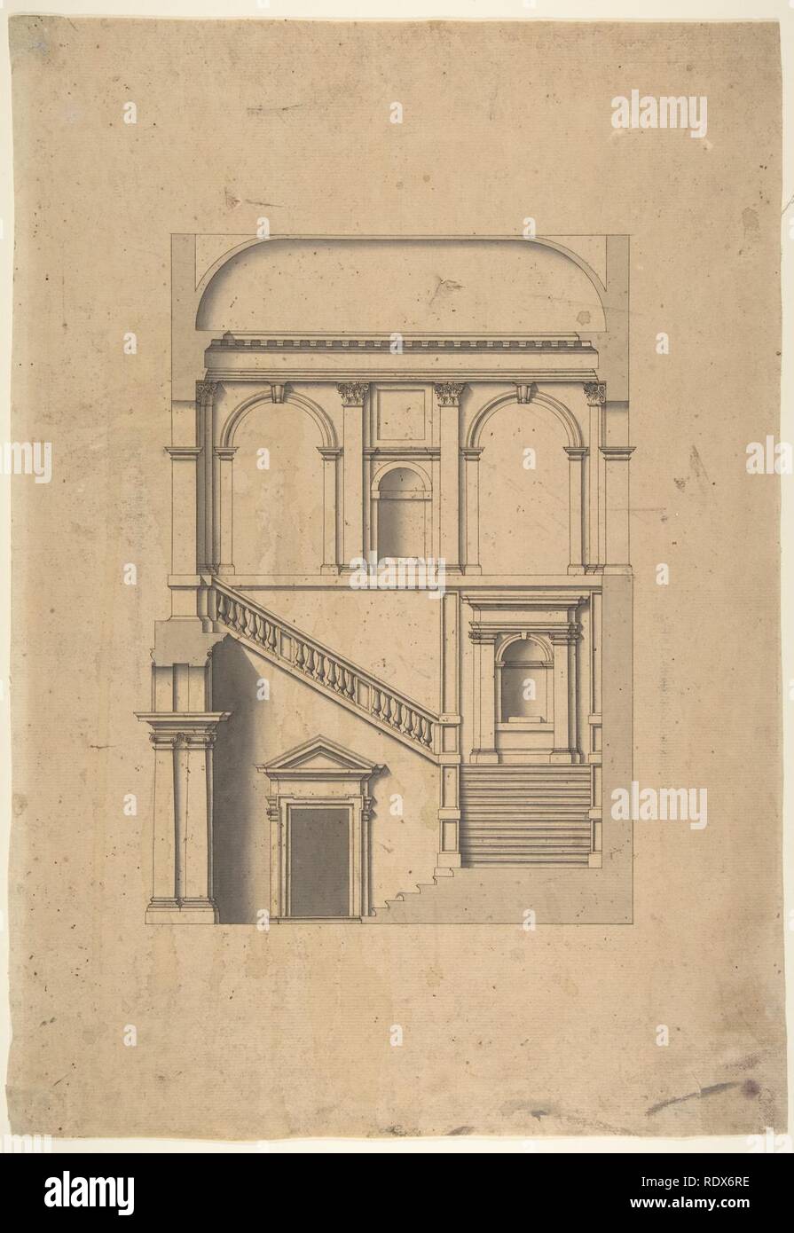 Architectural Design in Section Stock Photo - Alamy