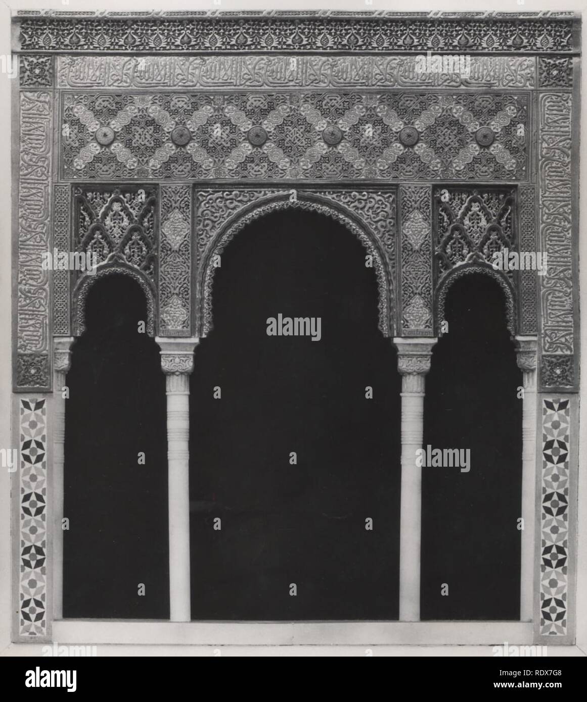 Architectural Model based on the Alhambra Stock Photo - Alamy