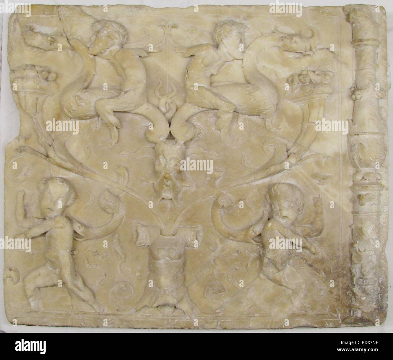 Architectural ornament panel Stock Photo - Alamy