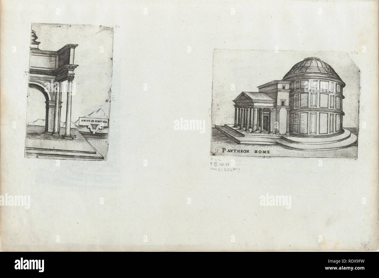 Arcus in Hispania, from a Series of Prints depicting (reconstructed ...