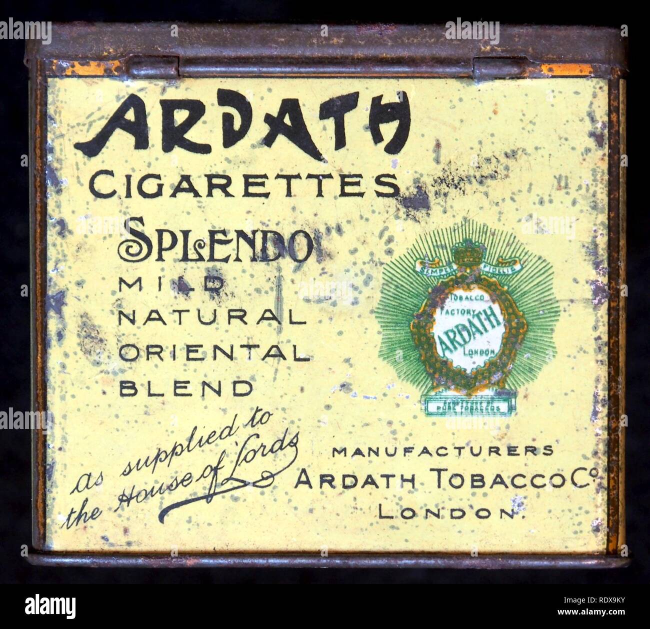 Ardath cigarettes tin hi-res stock photography and images - Alamy