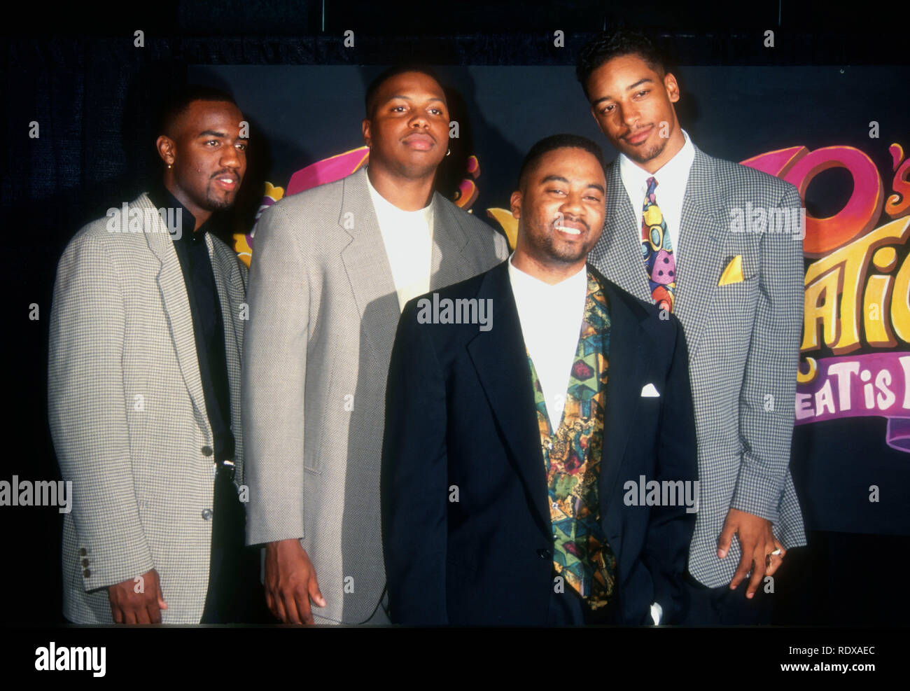LOS ANGELES, CA - OCTOBER 2: Singer Garfield Bright and group Shai ...
