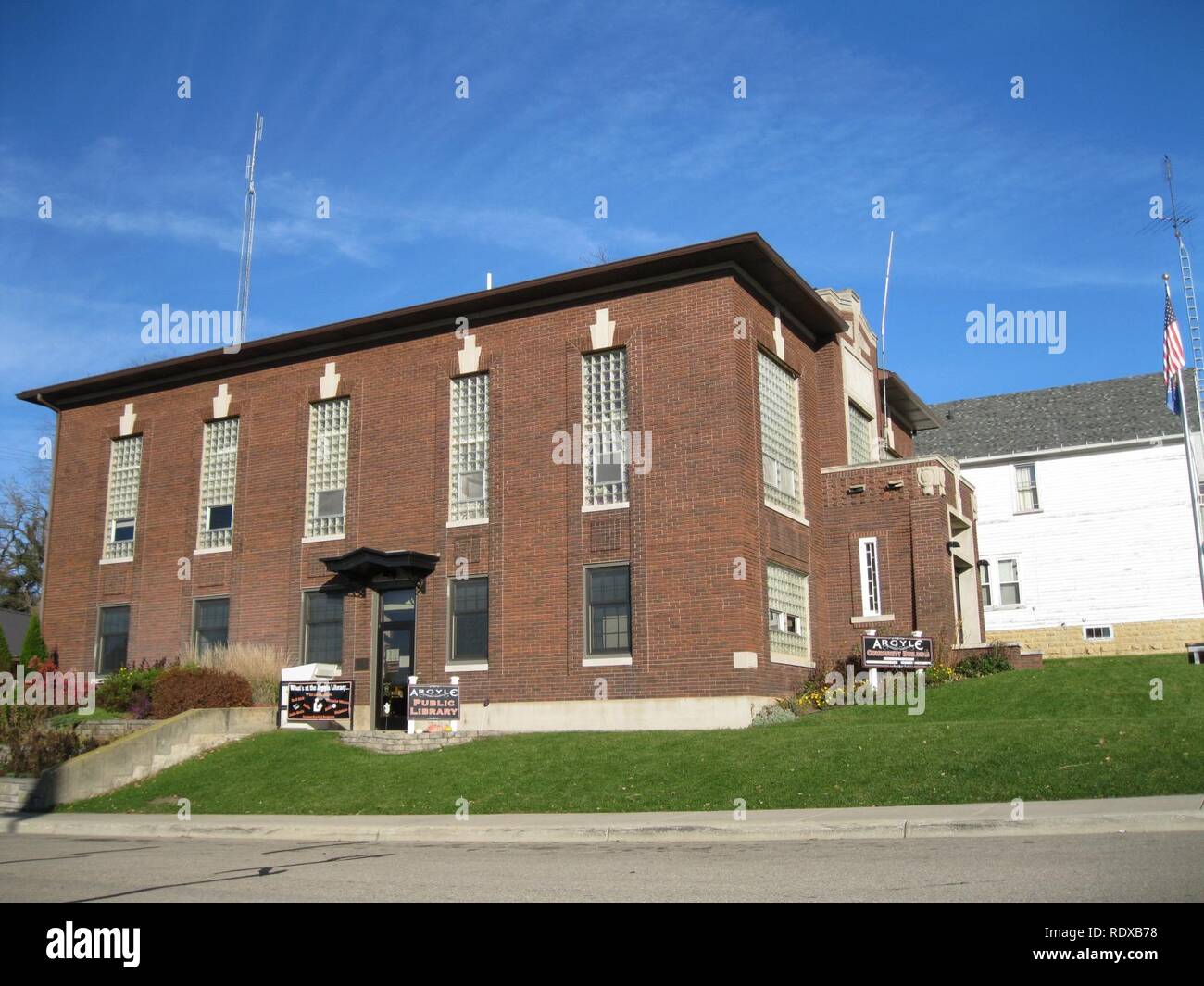 Argyle Community Building Stock Photo - Alamy