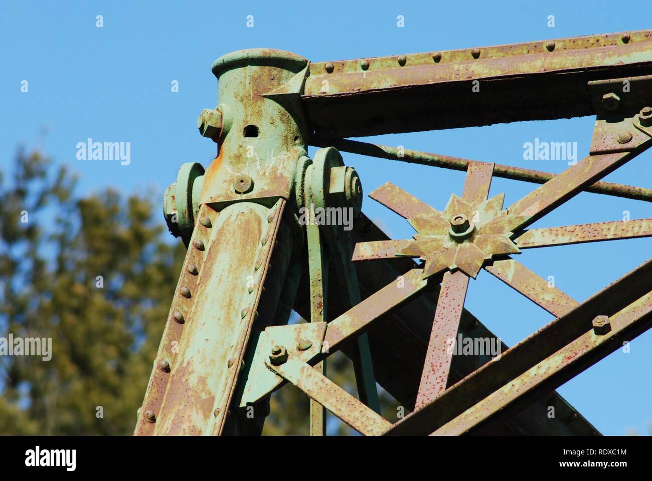 Arkwright Bridge details Stock Photo - Alamy