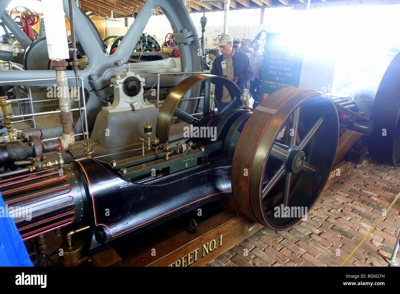 Armington & Sims 50 HP steam engine, Serial No. 1469, built 1883 ...