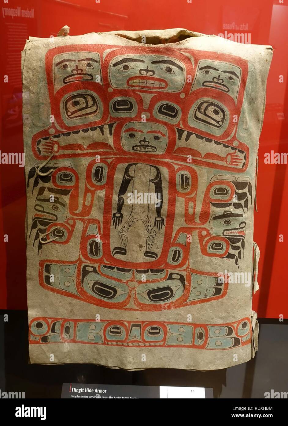 Armor, Tlingit, collected in Alaska in mid 1800s, hide - Native ...