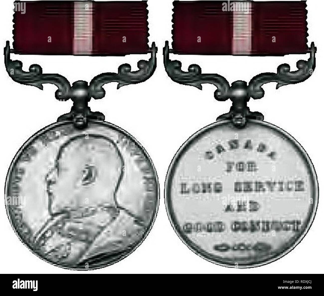 Army Long Service and Good Conduct Medal (Canada Stock Photo - Alamy