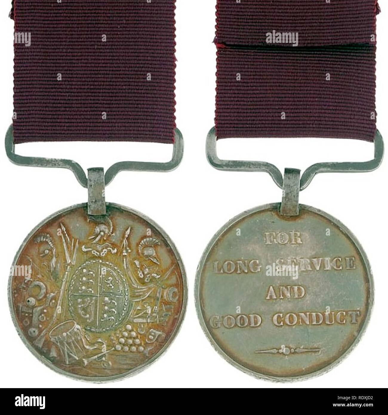 Army Long Service and Good Conduct Medal (Victoria Stock Photo - Alamy