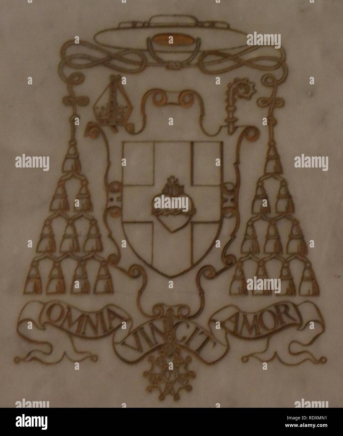 Armes de Mgr Pierre-Louis-Marie Cortet Stock Photo - Alamy