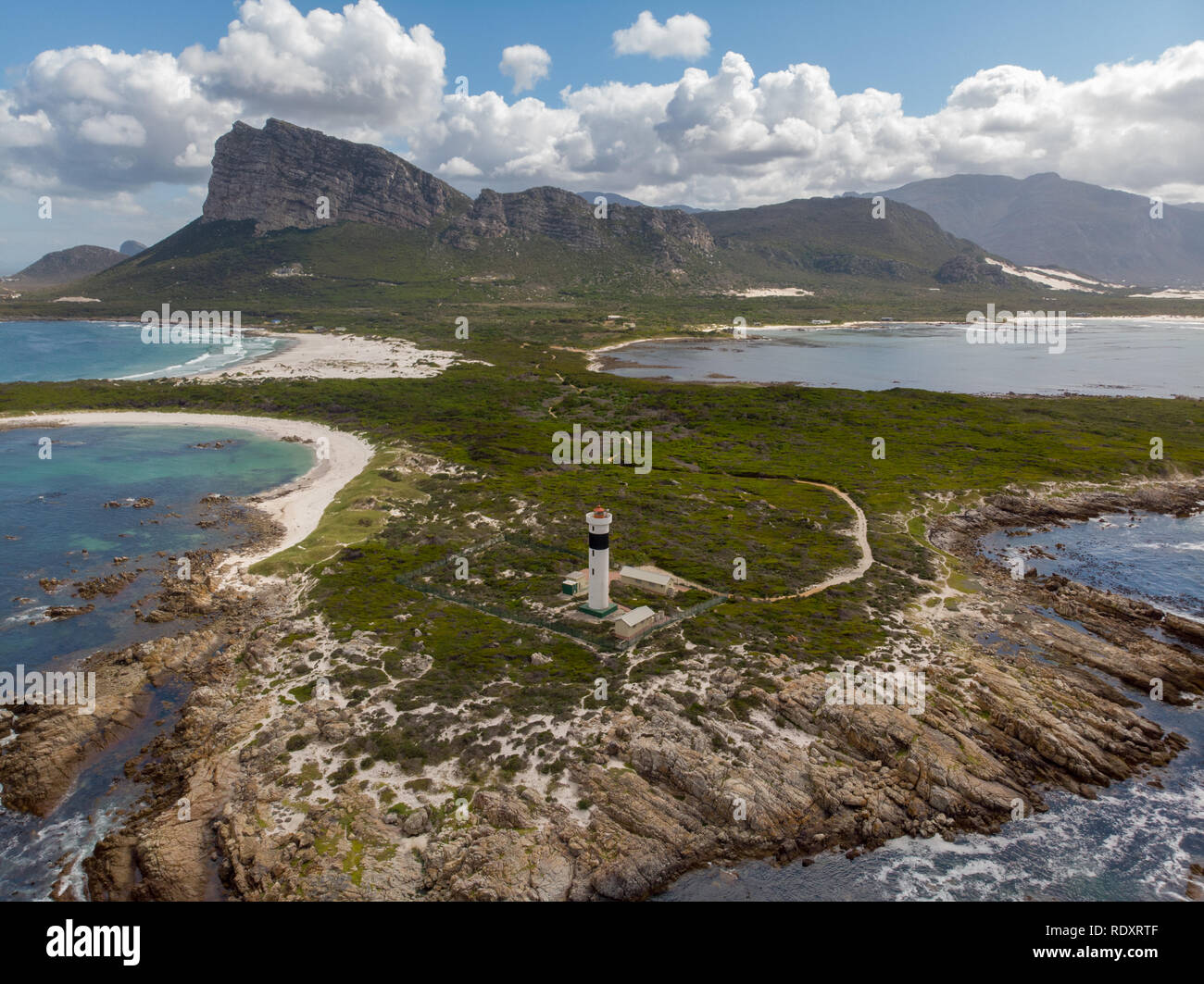 Remote lighthouse in Africa Stock Photo - Alamy