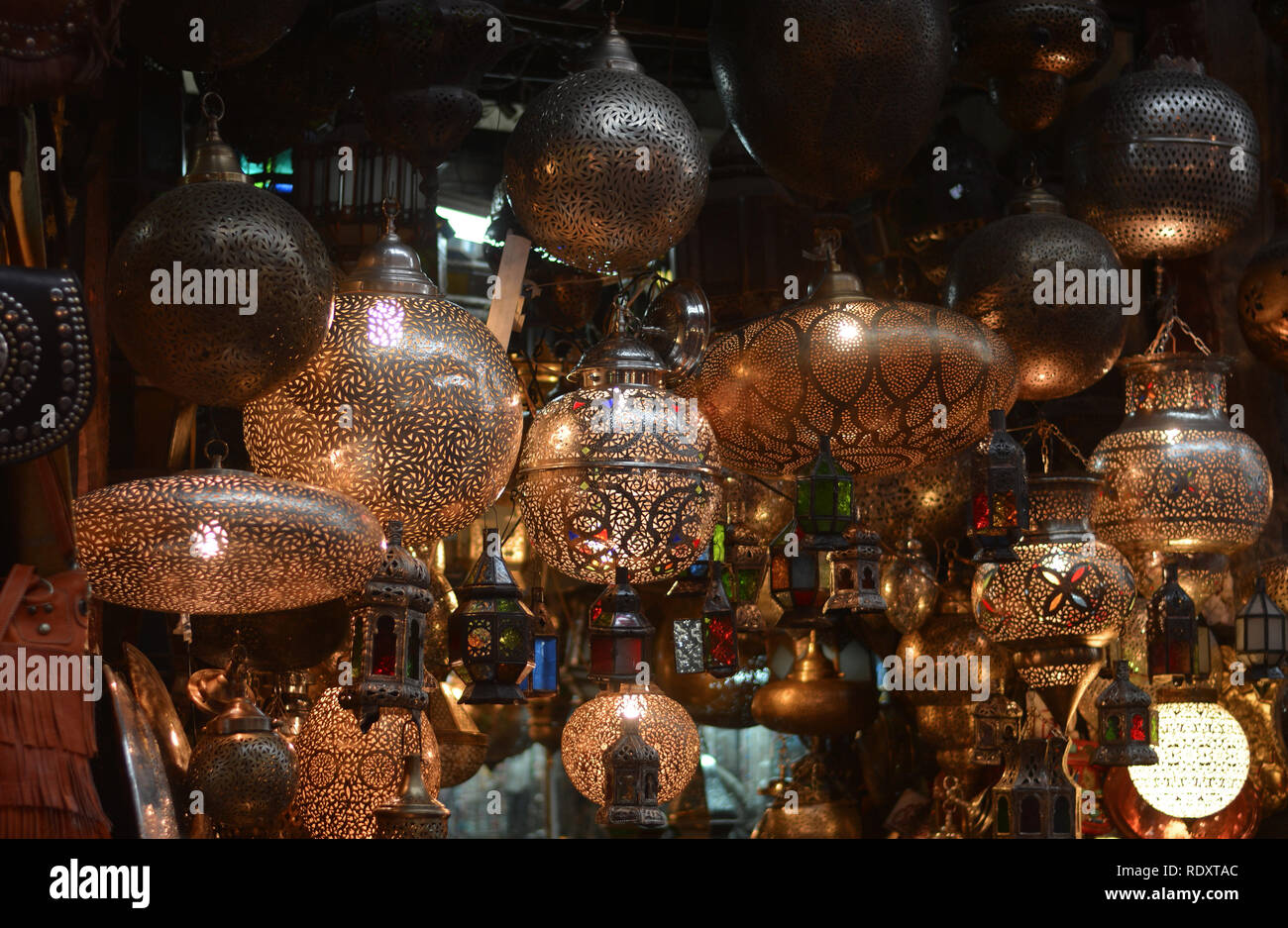 in the alleys of the market Stock Photo - Alamy