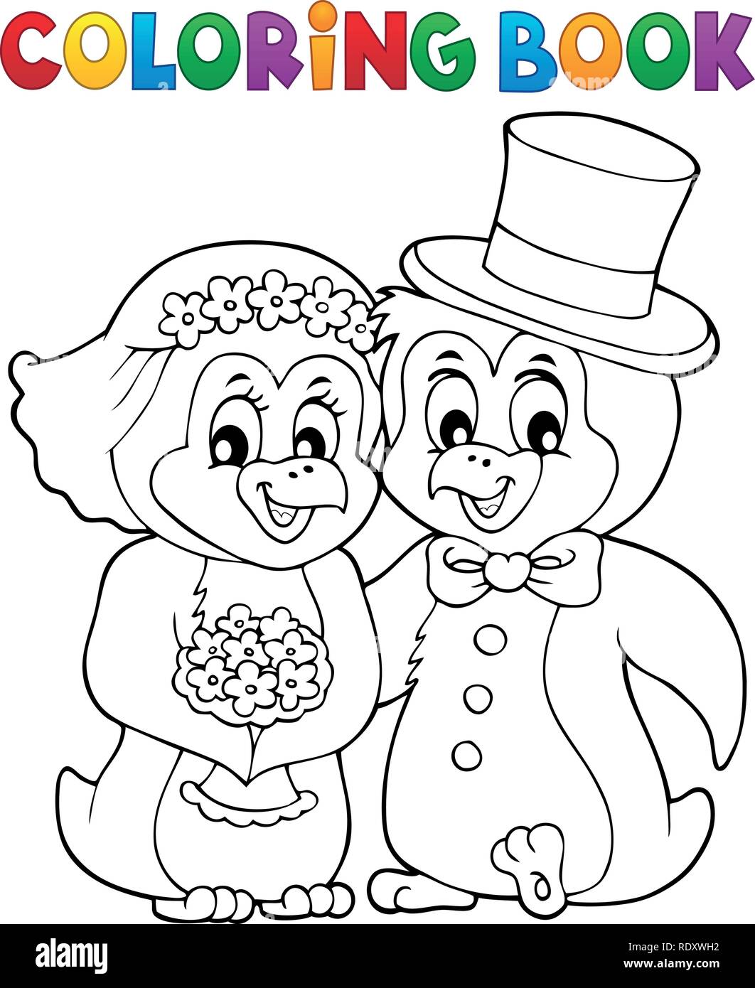 Wedding Theme Coloring Pages