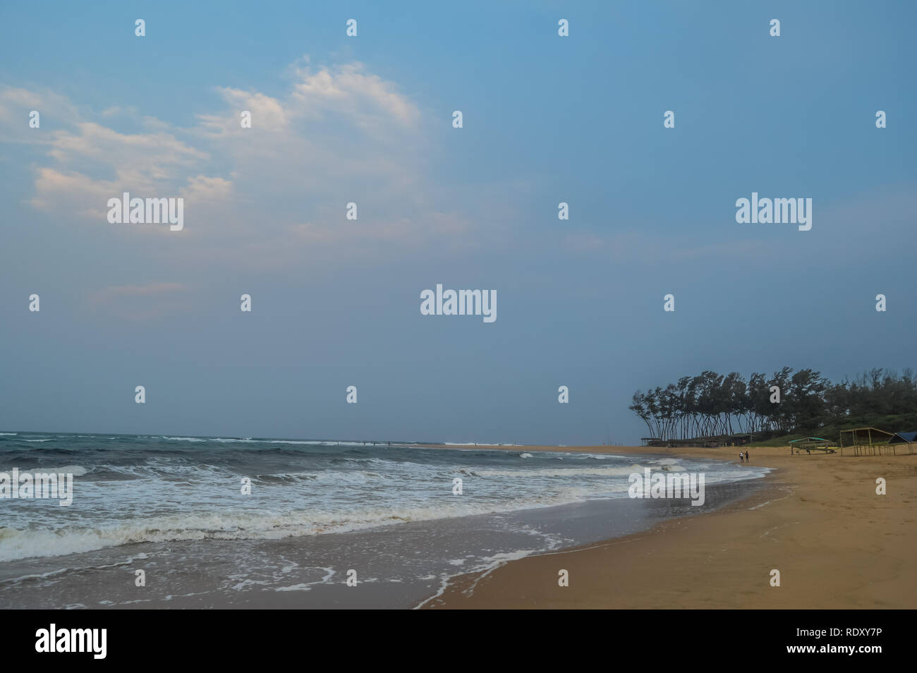 Sodwana bay pristine beach near a lagoon and Isimangaliso wetlands ...