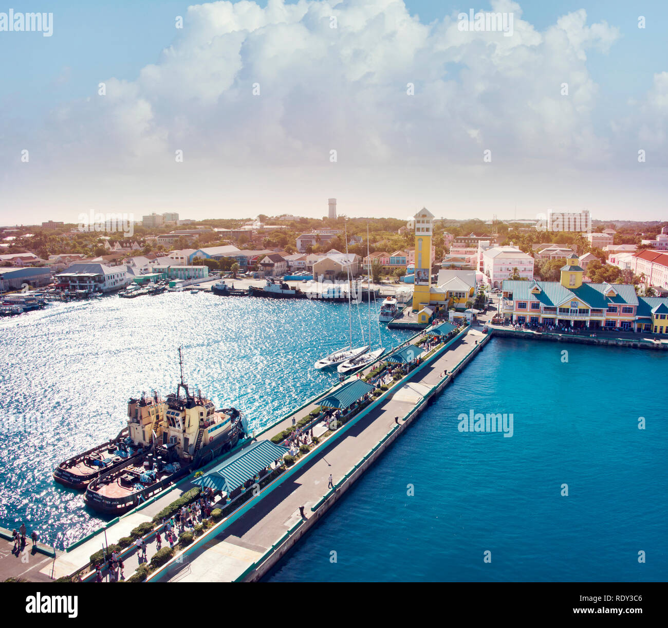 Nassau bahamas port tower hi-res stock photography and images - Alamy