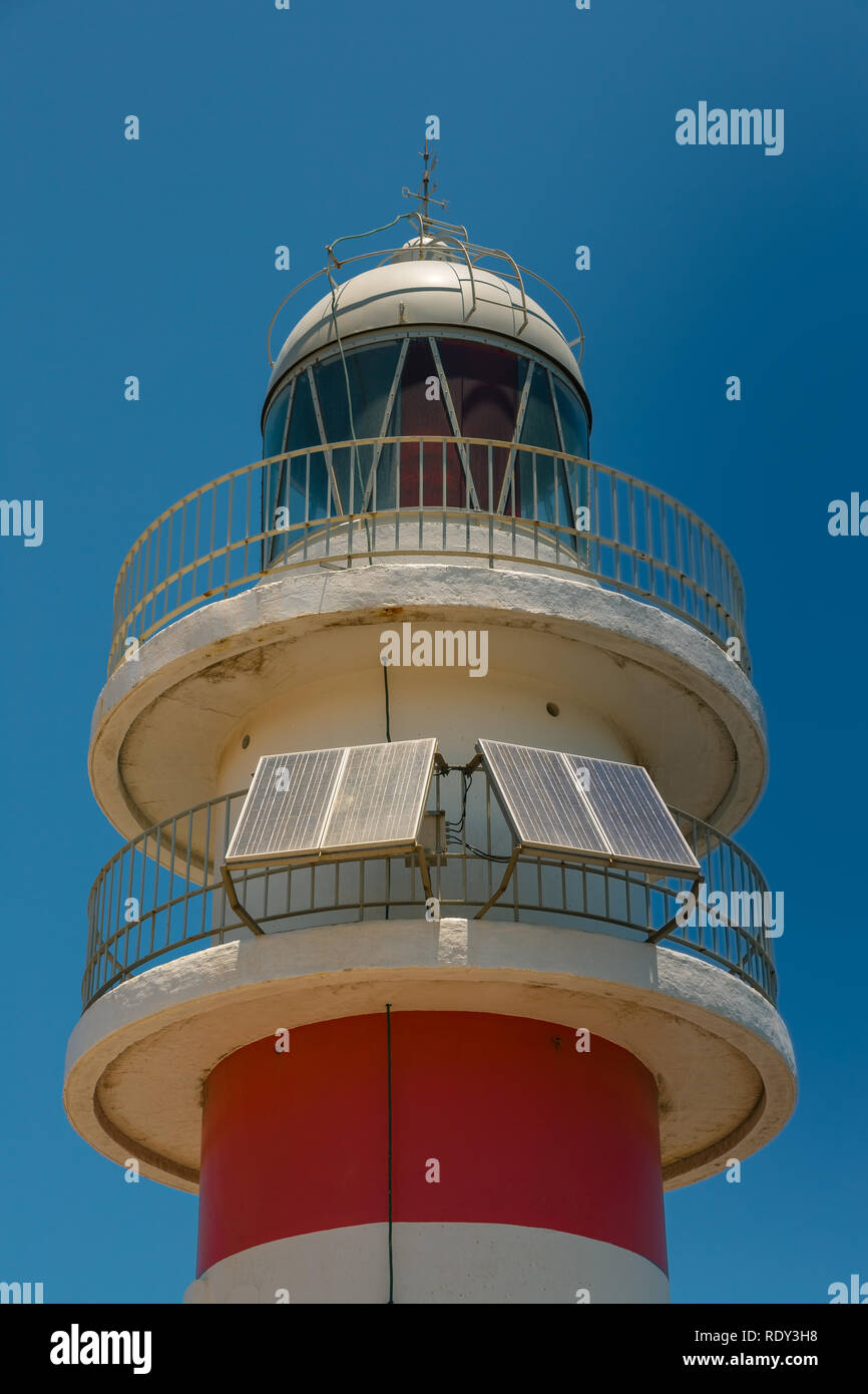 Solar cells at the lighthouse of Arinaga Stock Photo - Alamy