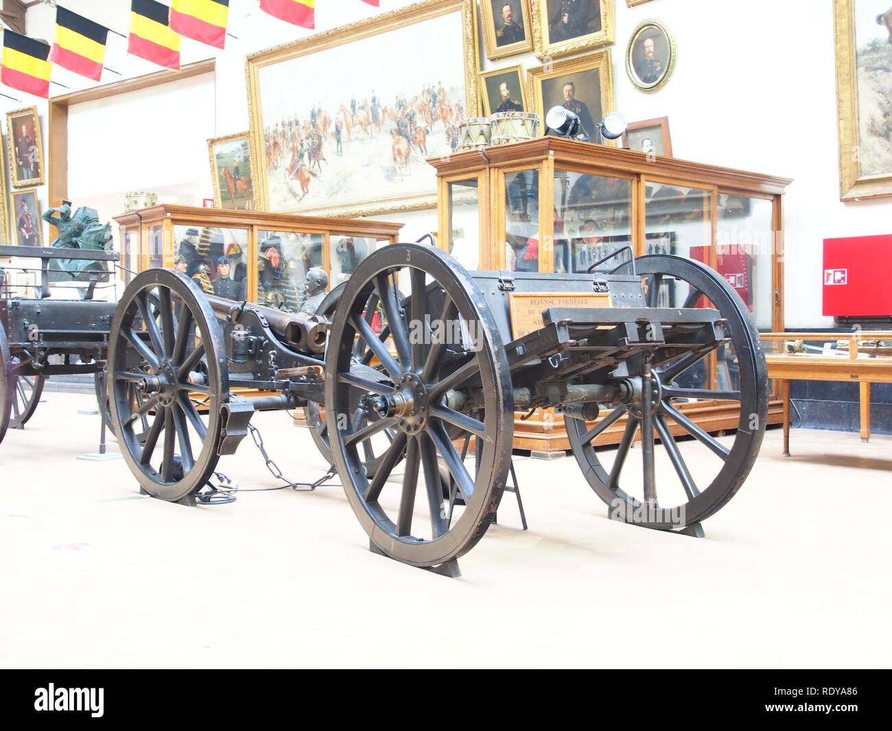 Artillery at the Musée Royal de l'Armée pic8 Stock Photo - Alamy