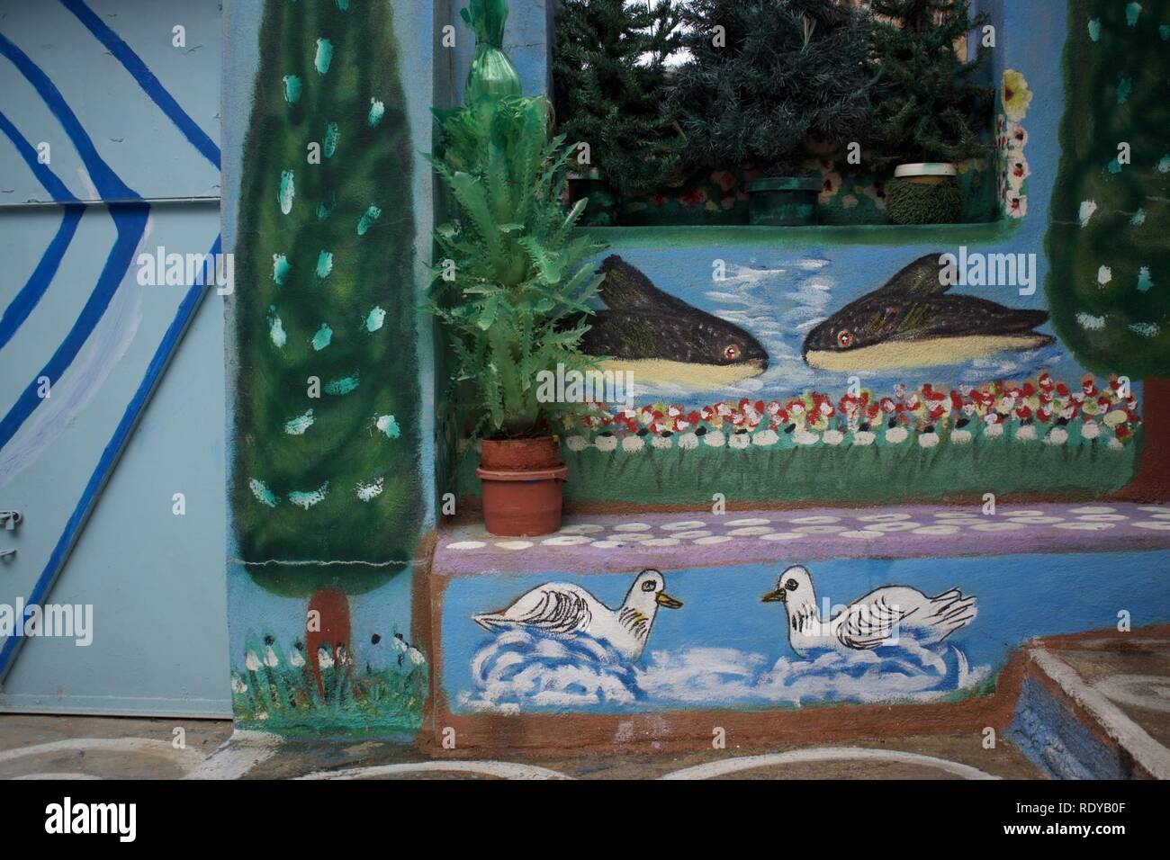 Artist Basima al-Safar's home in alQosh 42 Stock Photo - Alamy